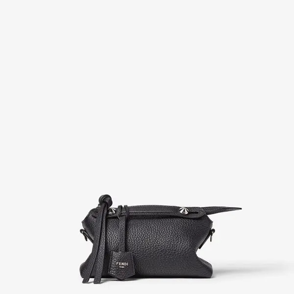 Fendi By The Way Soft Mini Black Cuoio Romano Leather Mini-bag - [black]